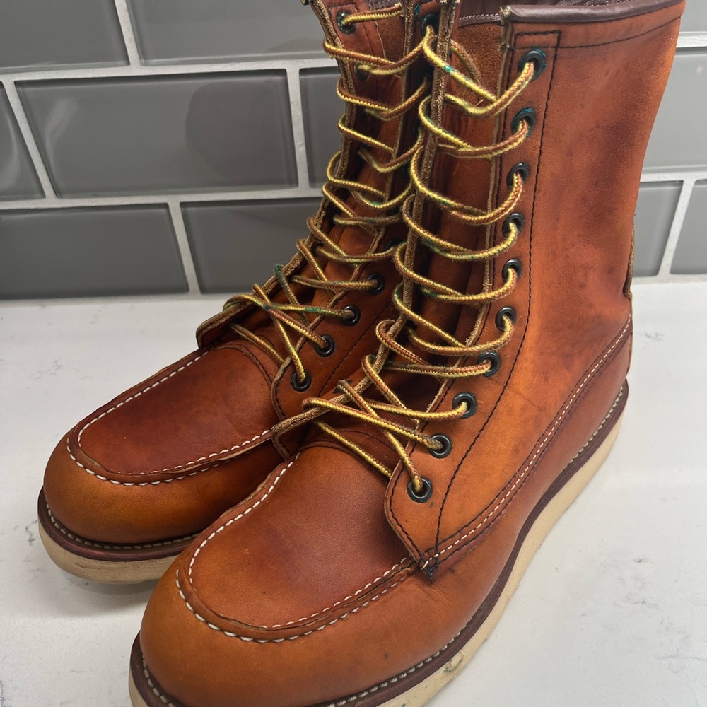 Red Wing Classic Moc Men’s Boots 877 Size: 9.5 C Made… - Gem